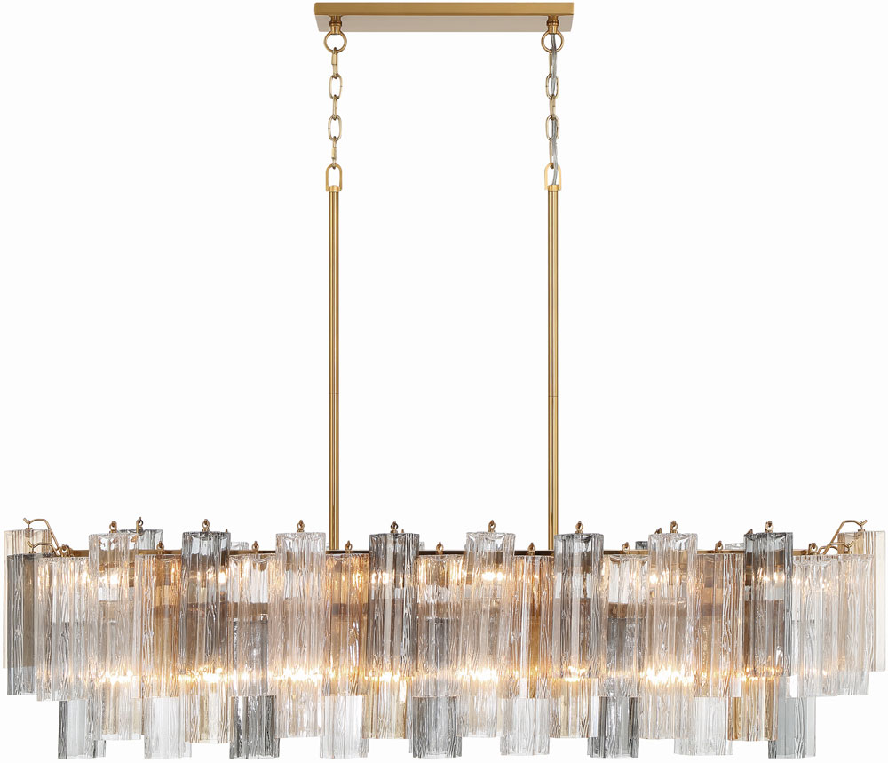 Crystorama ADD-317-AG-AU Addis Aged Brass Island Lighting - CRY-ADD-317 ...