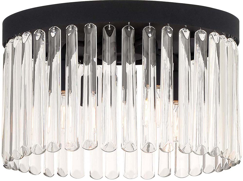 Crystorama EMO-5400-BF Emory Crystal Black Forged Ceiling Lighting ...