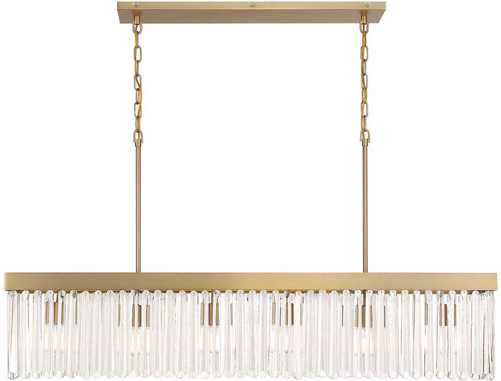 Crystorama EMO-5407-MG Emory Crystal Modern Gold Kitchen Island Light ...