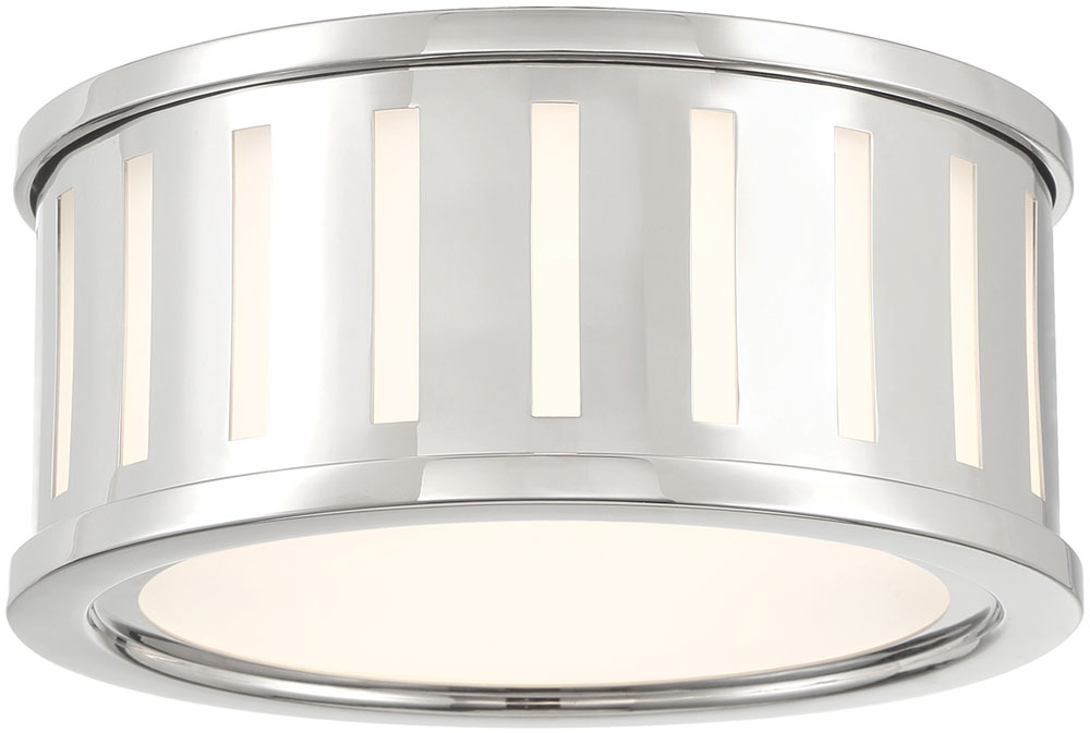 Crystorama KEN-2200-PN Kendal Modern Polished Nickel Ceiling Light ...