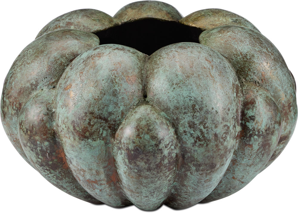 Currey & Company 1200-0942 Rotterdam Modern Verdigris Bowl - CCO-1200-0942