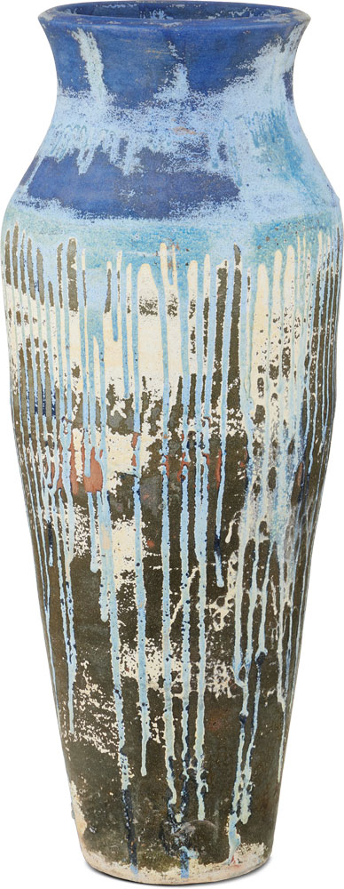 Currey & Company 2200-0043 Capizzi Blue Drip Contemporary Antique Blue ...