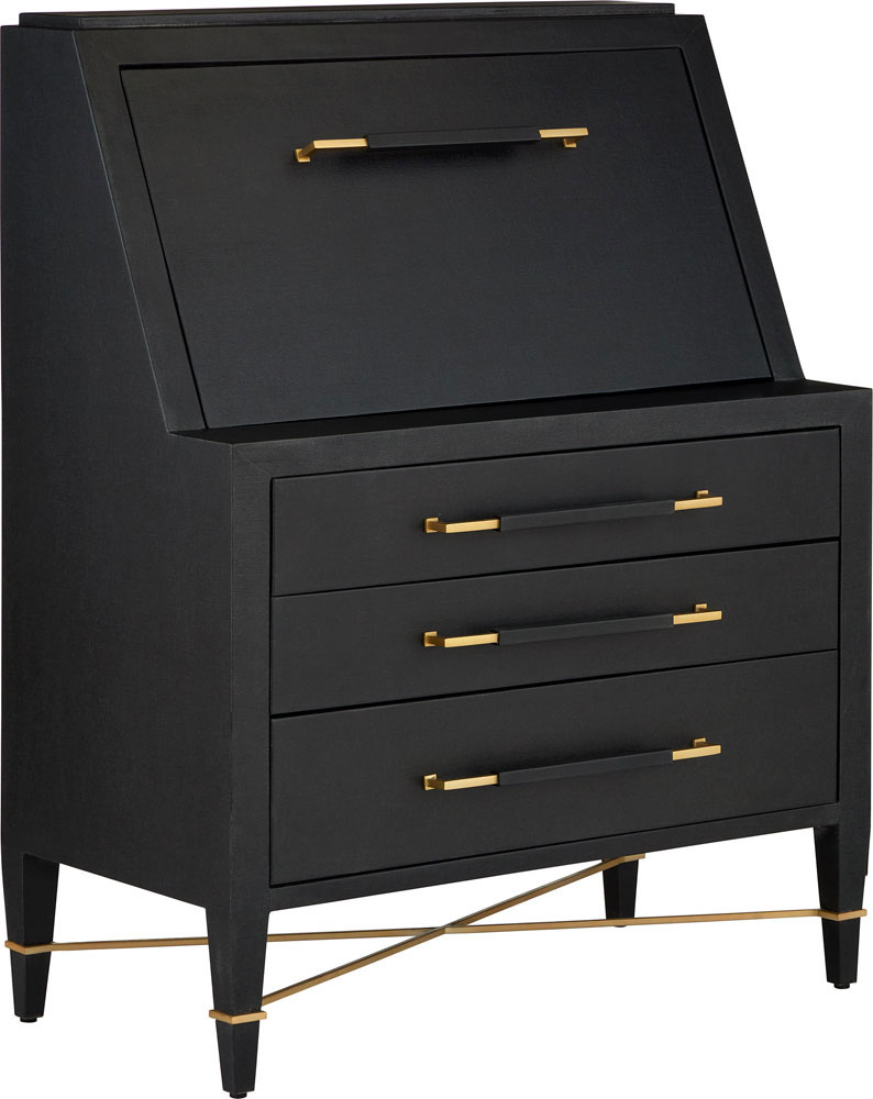 Cool Black Secretary Desk Pictures