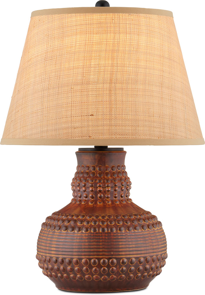 Currey & Company 6000-0942 Atamo Modern Dark Brown / Rustic Black Table ...