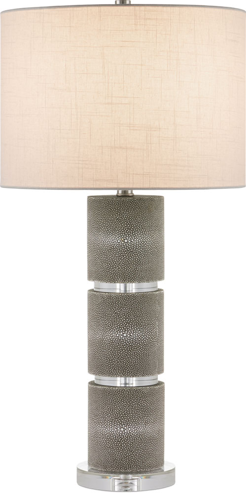 Currey & Company 6000-1034 Lofitt Gray / Clear Lighting Table Lamp ...