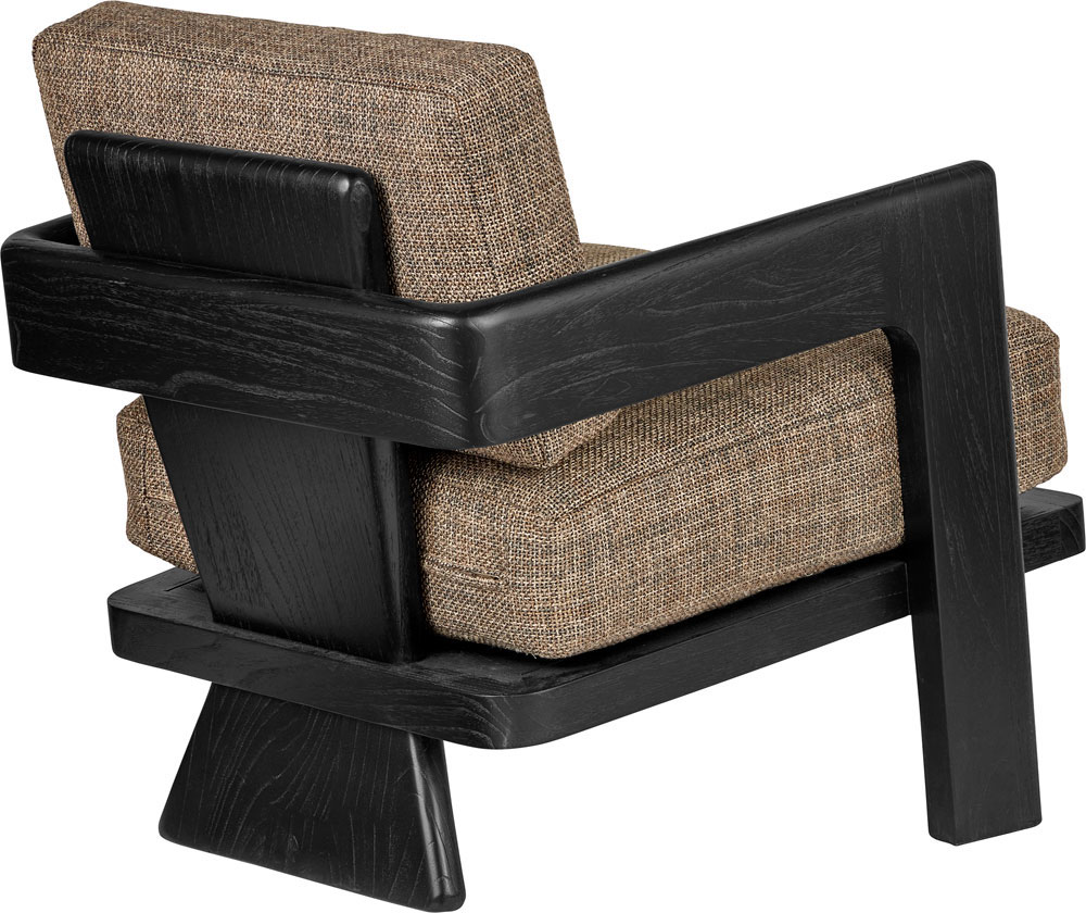 Currey & Company 7000-0752 Theo Modern Caviar Black Lounge Chair - CCO ...