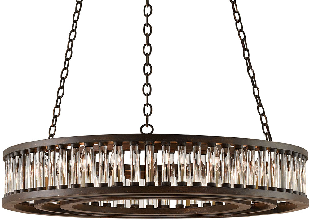 Currey & Company 9000-0045 Elixir Modern Bronze Verdigris Hanging Light ...