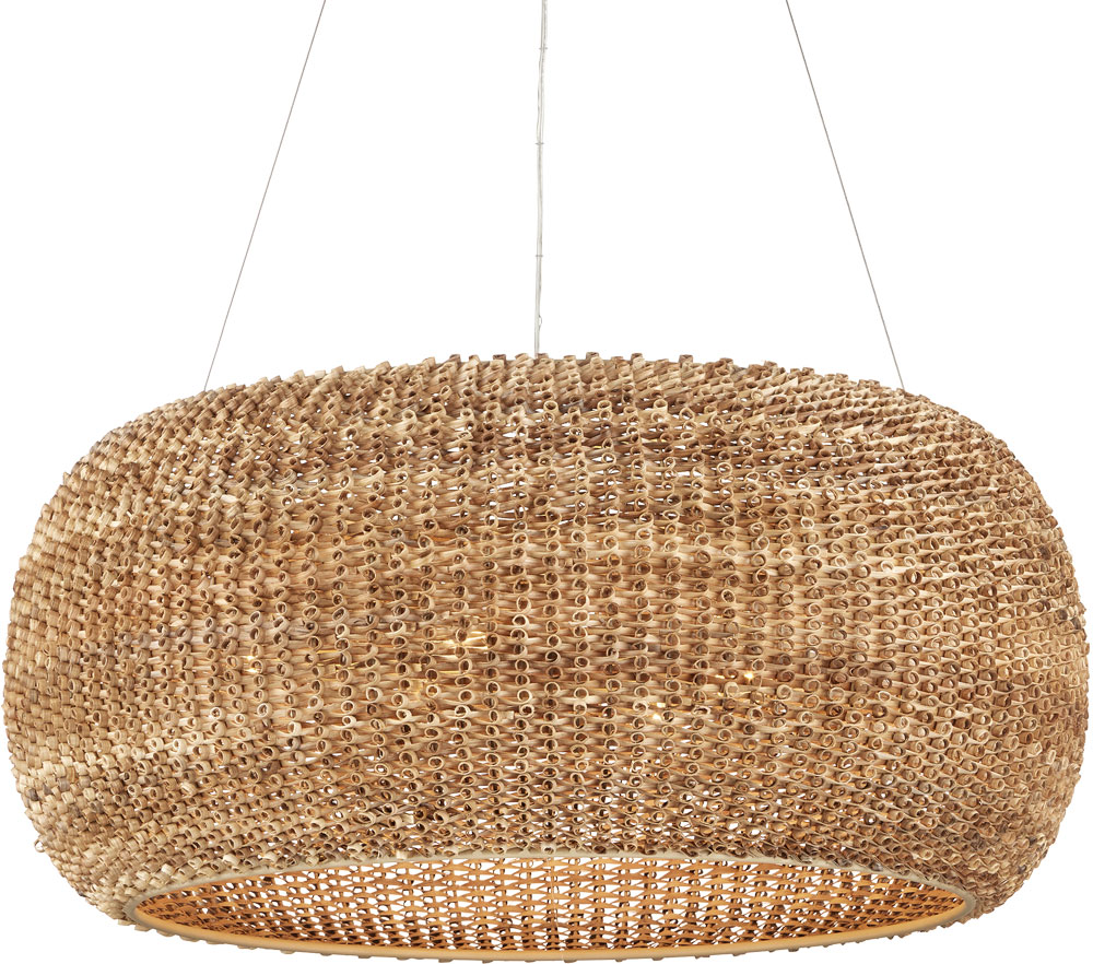 Currey & Company 9000-1245 Boucle Modern Natural / Beige Pendant ...