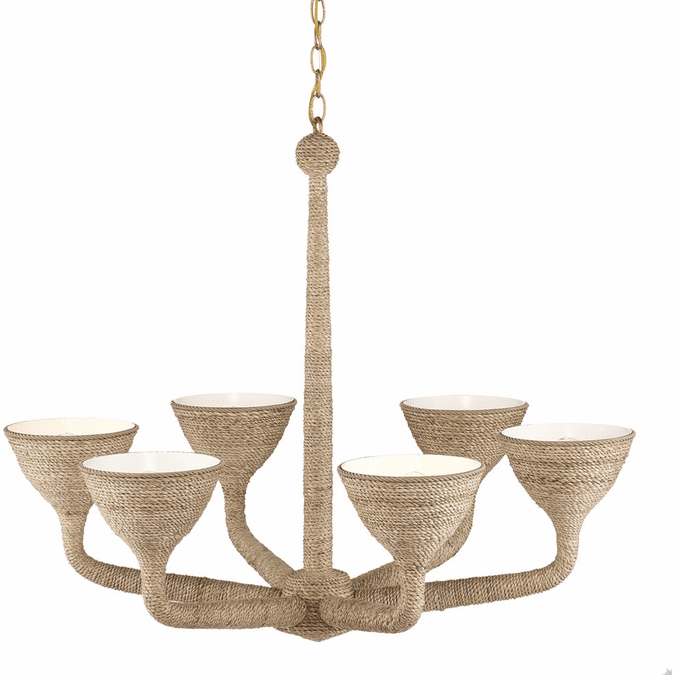 Currey & Company 9000-1248 Marbella Contemporary Natural / Contemporary ...