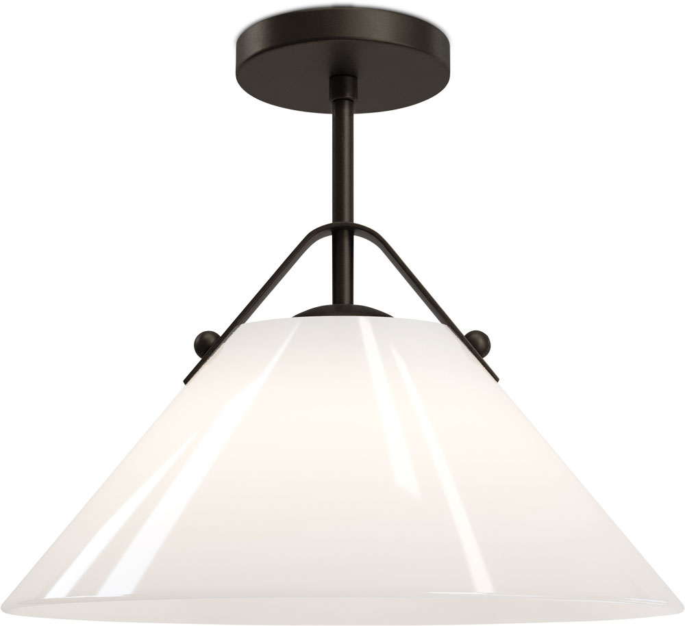 Currey & Company 9000-1281 Bronwen Modern Opaque White / Oil Rubbed ...