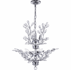 CWI 5206C16C Ivy Chrome 16" Ceiling Lighting Fixture - CWI-5206C16C