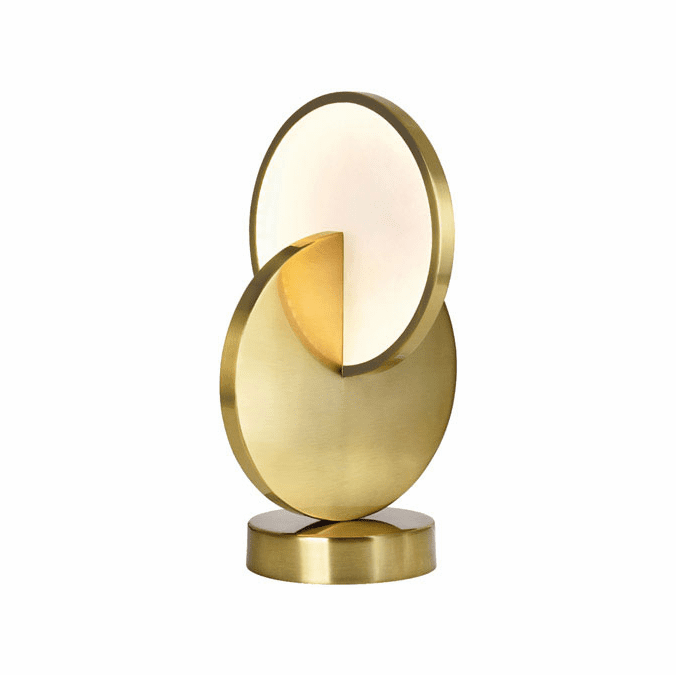 CWI Lighting 1206T10-1-629 Tranche Contemporary Brushed Brass LED ...