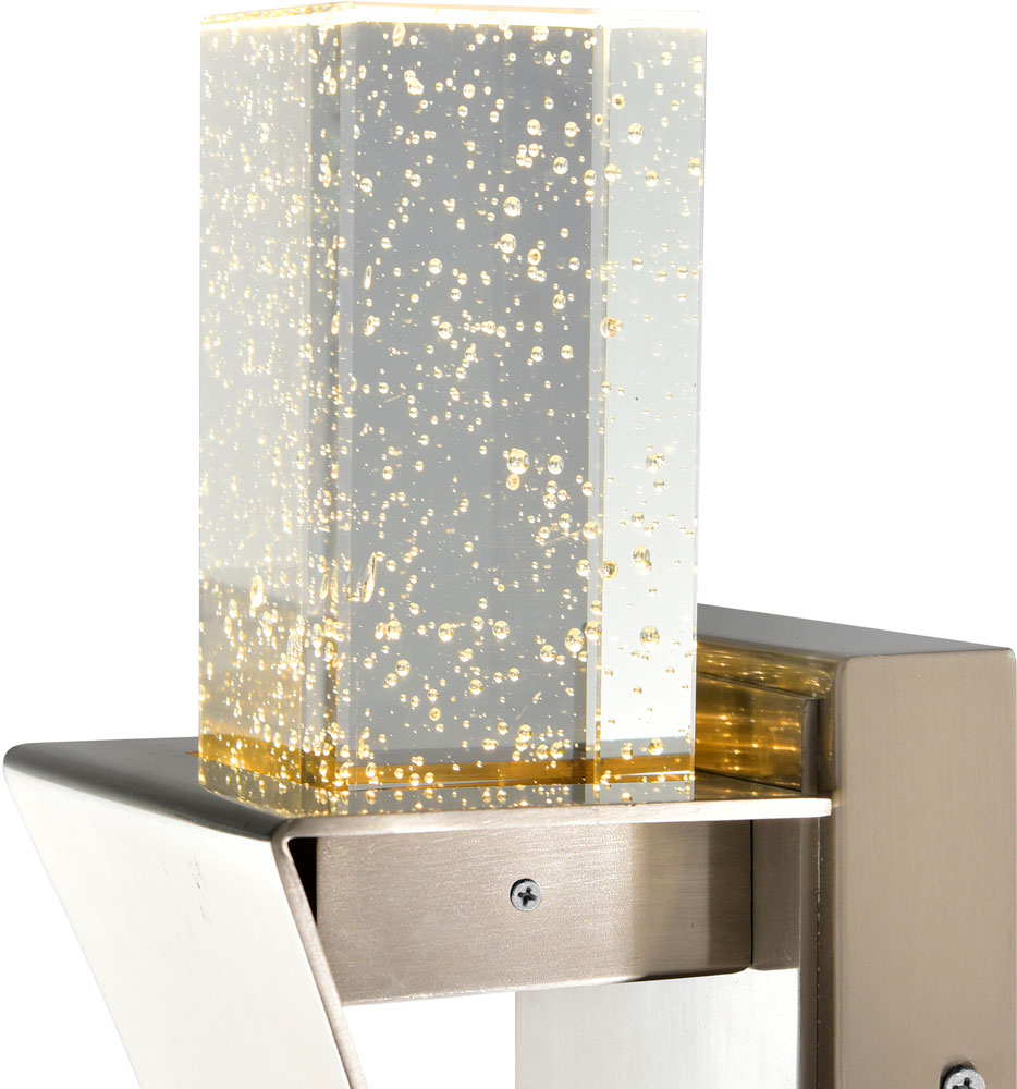 CWI Lighting 1502W5-1-606 Catania Modern Satin Nickel LED Wall Sconce ...