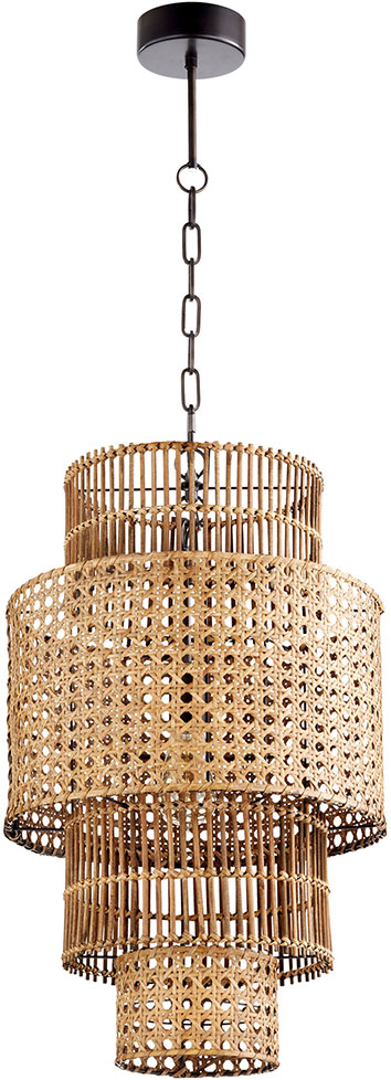 Cyan 10272 Wickham Modern Rattan Foyer Lighting - CYN-10272
