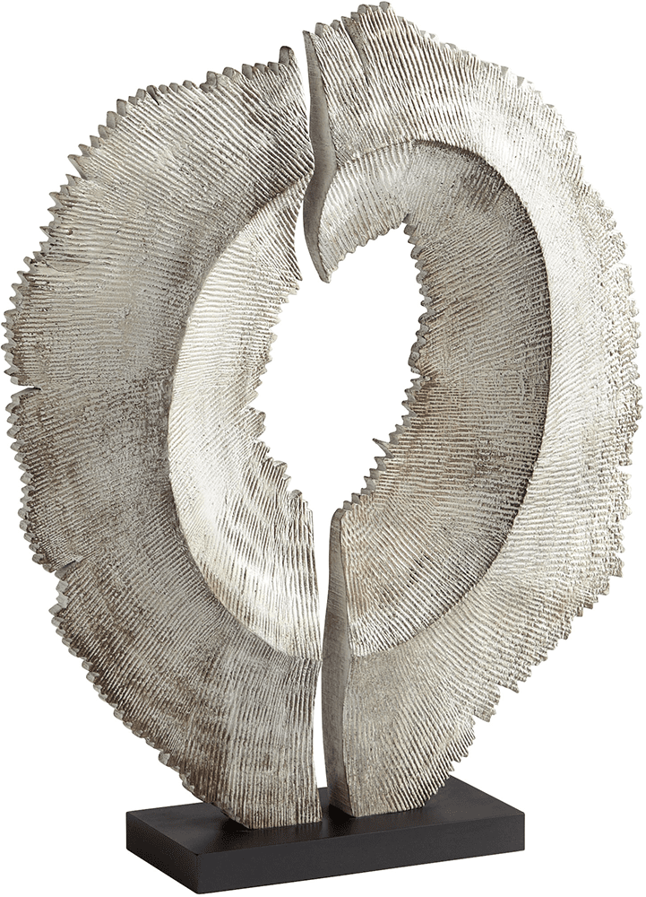 Cyan Design 11339 Bombay Modern Whitewash Sculpture - CYN-11339