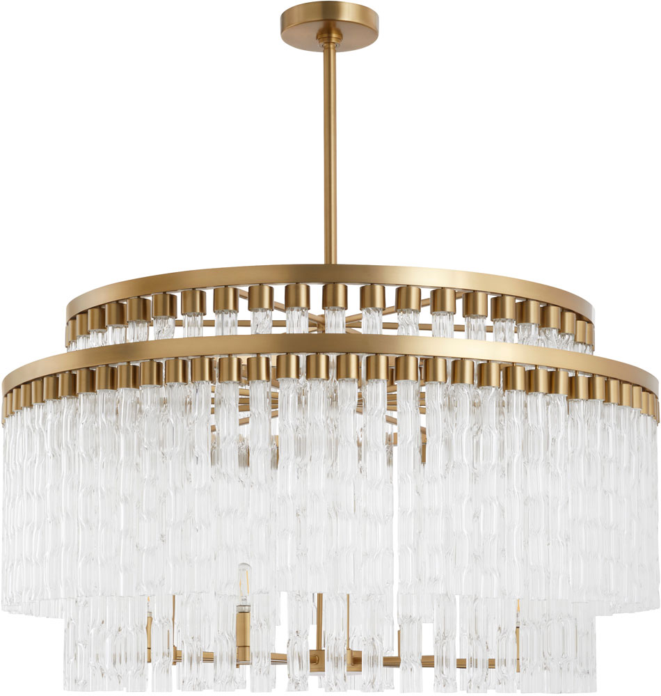 Cyan Design 11628 Nobel Aged Brass Lighting Chandelier - CYN-11628