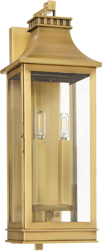 Cyan Design 11992 Salem Heritage Brass Outdoor Sconce Lighting - CYN-11992