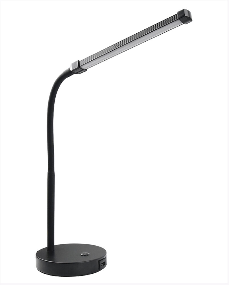 Cyber Tech DL81HLU-BL-CCT Contemporary Black LED Table Lighting - CYB ...