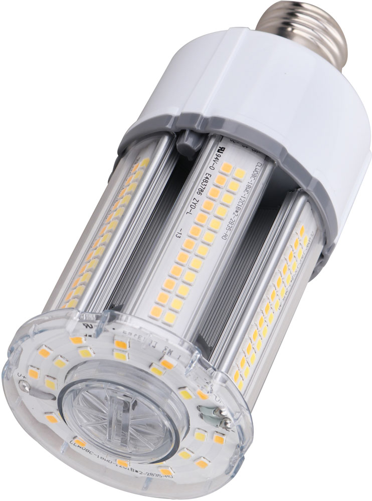 Cyber Tech LB18CB/CCT Contemporary LED 18 Watt E26/39 Base Corn Bulb ...