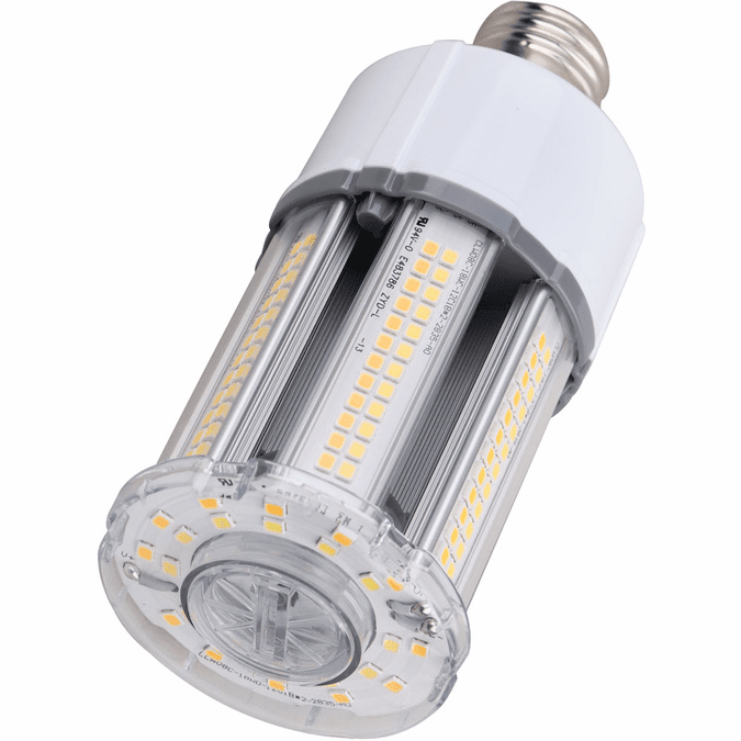 Cyber Tech LB18CB/CCT Contemporary LED 18 Watt E26/39 Base Corn Bulb ...