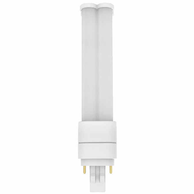 Cyber Tech LB8PL-MX23-2/CW Contemporary LED 8 Watt 2-Pin PL Quad Bulb ...