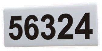 Cyber Tech LW2ADS-LED Modern LED Outdoor Address Light Fixture - CYB ...