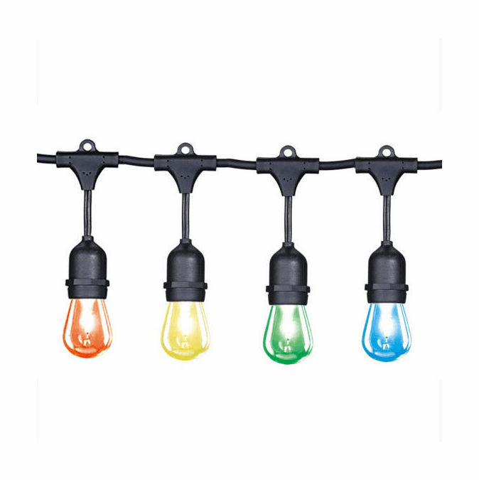 Cyber Tech SL-24RGB Modern LED 24ft RGB String Light w/ Color Changing ...