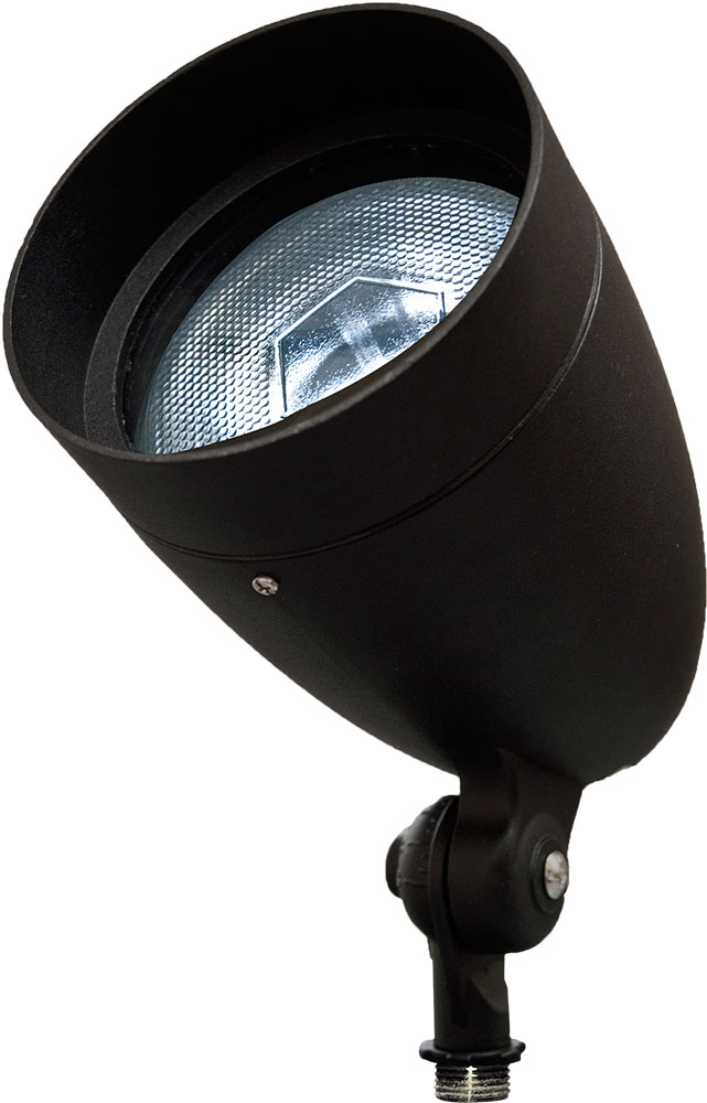 Dabmar DPR38-B-GL Black Halogen Line Voltage Exterior Cast Aluminum ...