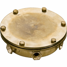 Dabmar UWB-8 Brass Exterior 8-Way Underwater Junction Box - DAB-UWB-8
