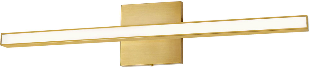 Dainolite ARL-2418LEDW-AGB Arandel Modern Aged Brass / White LED 24 ...