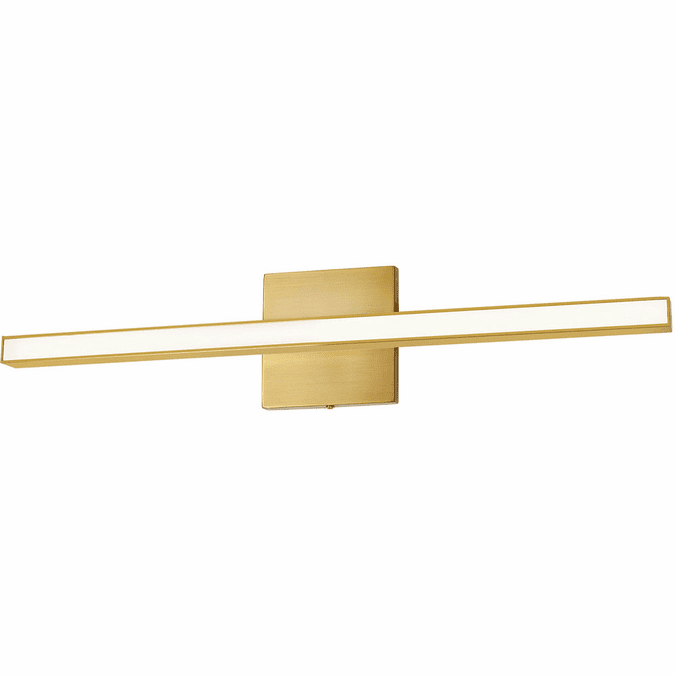 Dainolite ARL-2418LEDW-AGB Arandel Modern Aged Brass / White LED 24 ...