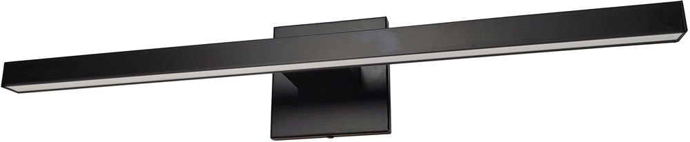 Dainolite ARL-418LEDW-MB Arandel Modern Matte Black LED 24" Bathroom ...
