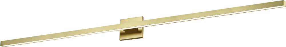 Dainolite ARL-436LEDW-AGB Arandel Modern Aged Brass LED 47.5" Bathroom ...