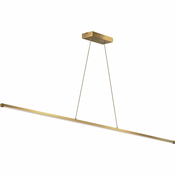 Dainolite ARY-4830LEDHP-AGB Array Contemporary Aged Brass / White LED ...