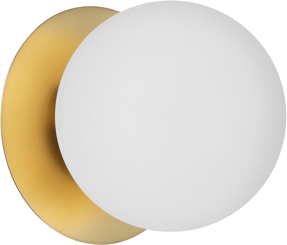 Dainolite BUR-51W-AGB-WH Burlat Contemporary White Wall Lamp - DAI-BUR ...