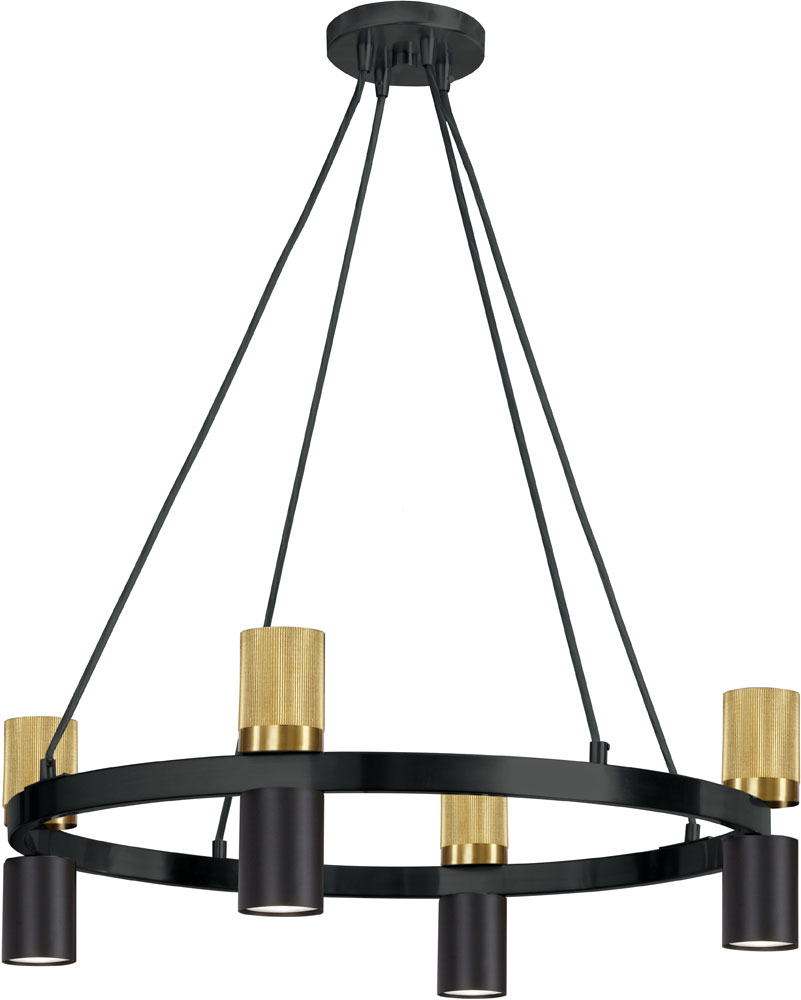 Dainolite CRL-248C-MB-AGB Cerelia Contemporary Matte Black Mini Ceiling ...