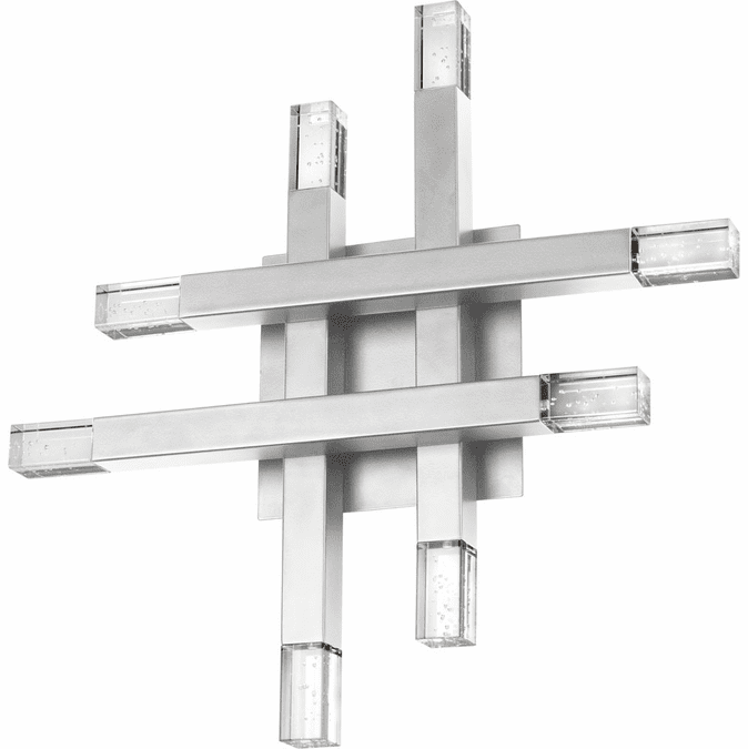 Dainolite FCS-1432W-PC Francesca Modern Polished Chrome / Frosted LED ...