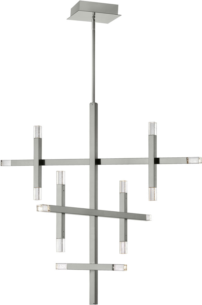Dainolite FCS-3656C-PC Francesca Modern Polished Chrome / Frosted LED ...