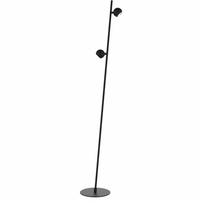 Dainolite FER-5010LEDF-SB Fernanda Modern Satin Black LED Floor ...