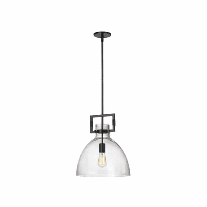 Dainolite LBY-141P-MB Liberty Modern Clear Pendant Light - DAI-LBY-141P-MB