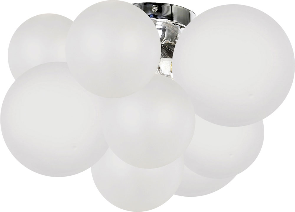 Dainolite MLS-143FH-PC-FR Miles Modern White / Polished Chrome Halogen ...