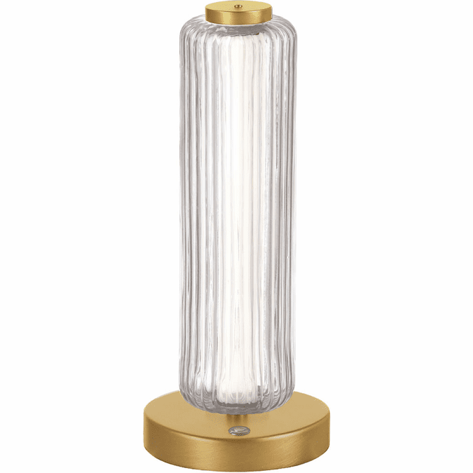 Dainolite RMA-1510LEDT-AGB Ramona Modern Clear LED Accent Table Lamp ...