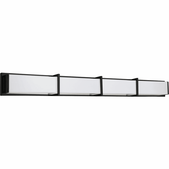 Dainolite VLD-415-MB Winston Modern Black / White LED 46" Bath Lighting ...