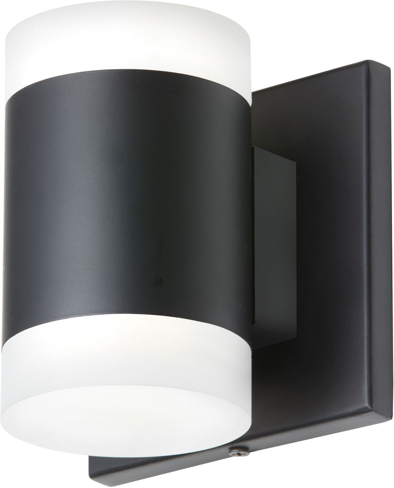 Dainolite WLS-514LEDW-MB Wilson Contemporary Matte Black LED Wall ...