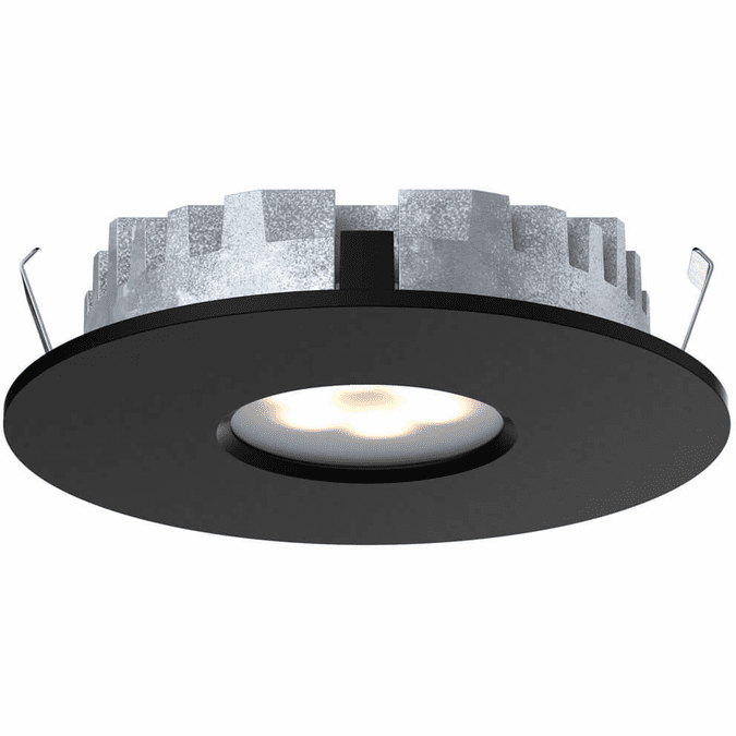 DALS Lighting 4001-CC-BK Super Puck Recessed Modern Black LED Recessed ...