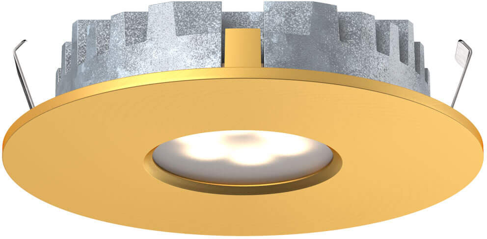 DALS Lighting 4001-CC-GD Super Puck Recessed Contemporary Gold LED ...