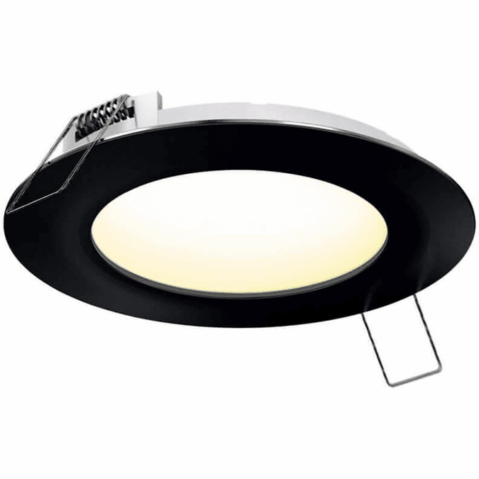 DALS Lighting 5003-CC-BK Excel Contemporary Black LED 3" Down Lighting ...