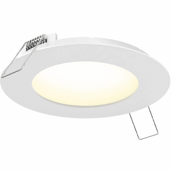 DALS Lighting 5003-CC-WH Contemporary White LED CCT 3 Inch Round ...