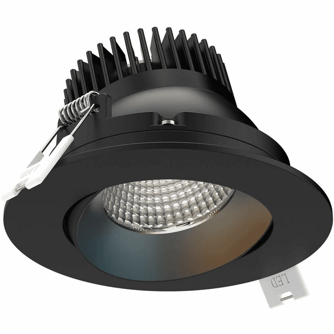 DALS Lighting DCP-GBR35-BK Revolve Pro Contemporary Matt Black LED 3.5 ...