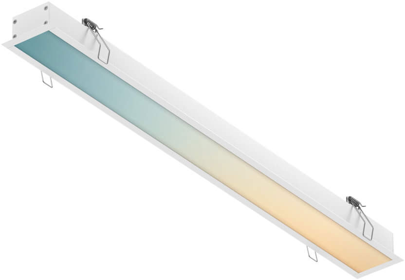 DALS Lighting DCP-LNR24-WH Boulevard Pro Contemporary Matt white LED 24 ...